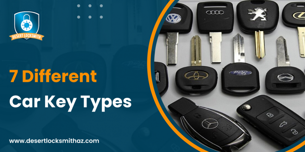 7 different car key types